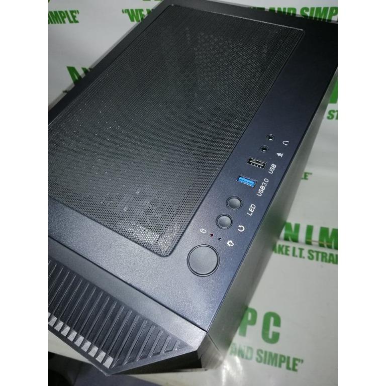 Keytech T1000 Terminator Mid Tower Case with Tempered Glass Side Panel ...