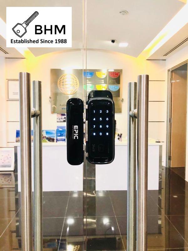 Korea glass Digital Lock [Include Installation] , Furniture & Home ...