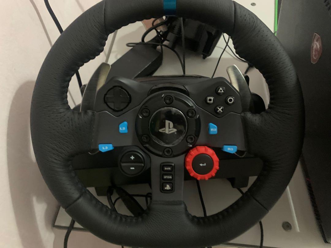 Logitech G29 steering wheels with shifter, Video Gaming, Gaming ...
