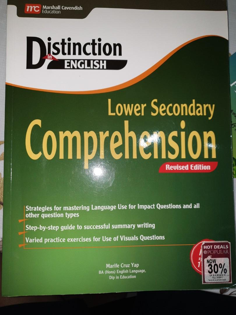 Lower secondary comprehension, Books & Stationery, Textbooks, Secondary ...