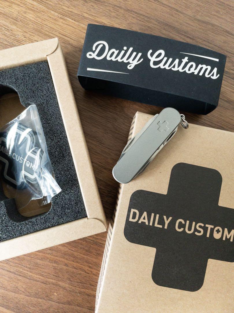 Made in Germany, Custom Titanium Victorinox Rambler SAK with titanium ...