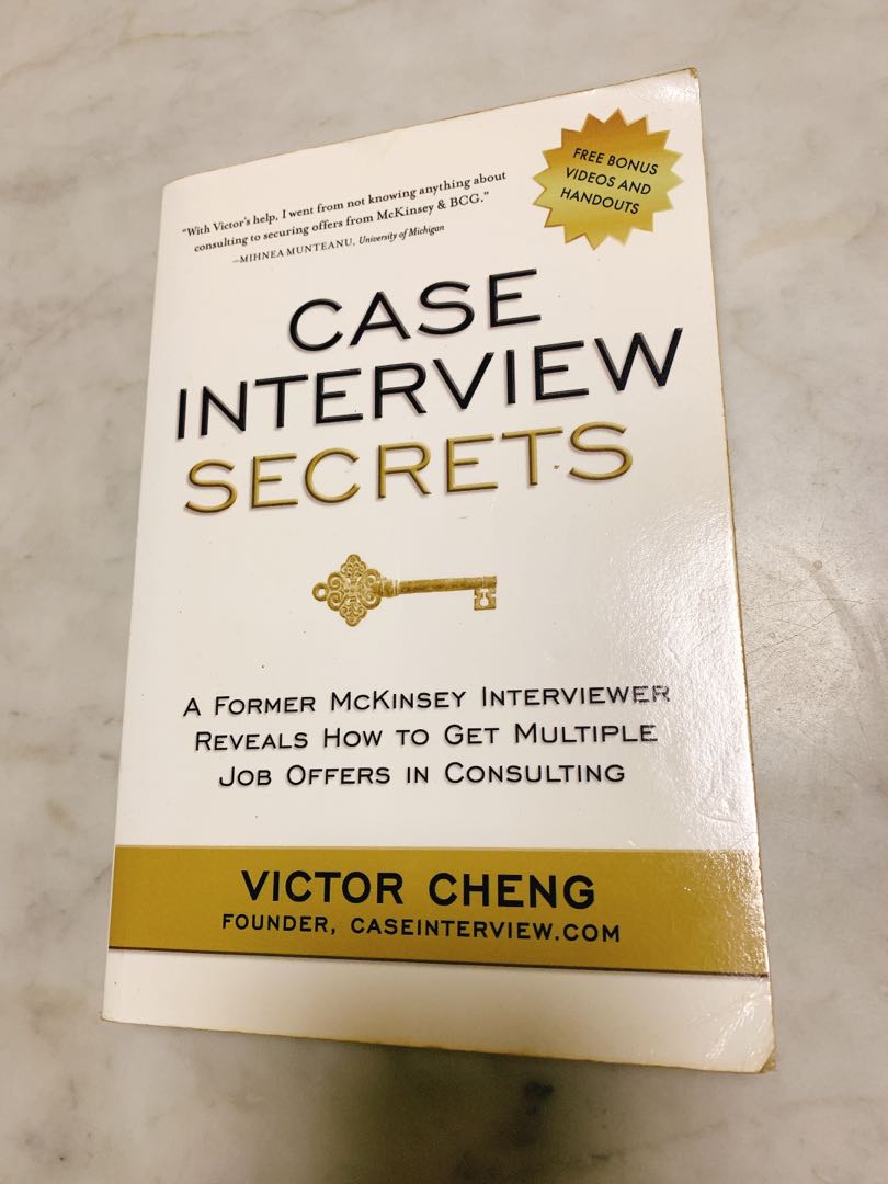 Mega book sell: Case Interview Secrets, Hobbies & Toys, Books ...