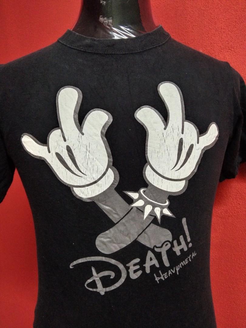 Mickey Mouse Death Heavy Metal, Men's Fashion, Tops & Sets, Tshirts ...