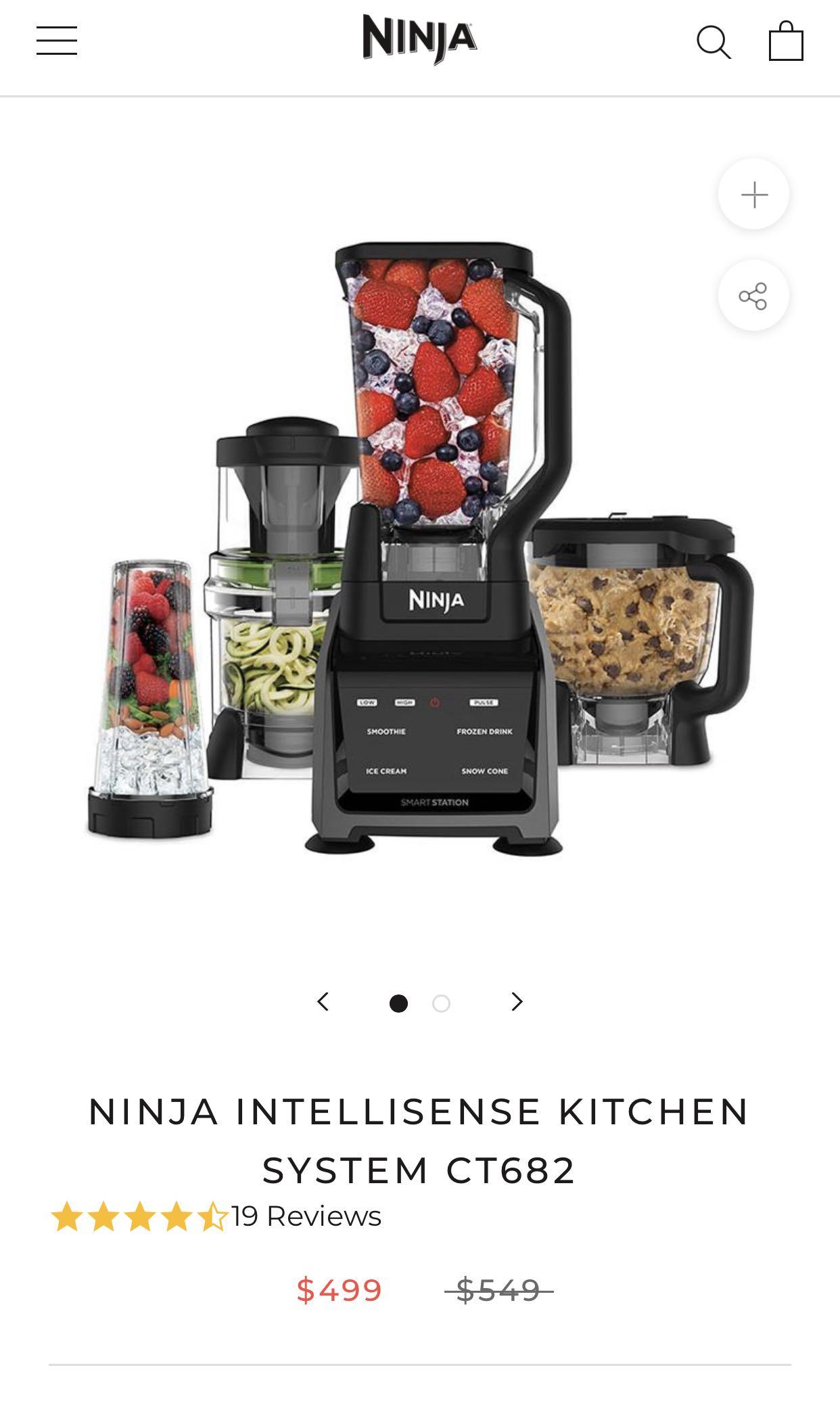 NINJA INTELLISENSE KITCHEN SYSTEM CT682, Furniture & Home Living ...