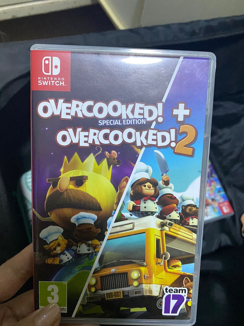 Nintendo Switch Overcooked + Overcooked 2 Special Edition, Video Gaming ...