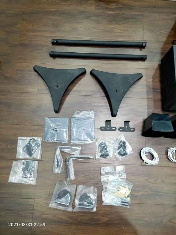 Onkyo HT-R395 with speaker stand & wall mounts, Audio, Soundbars ...