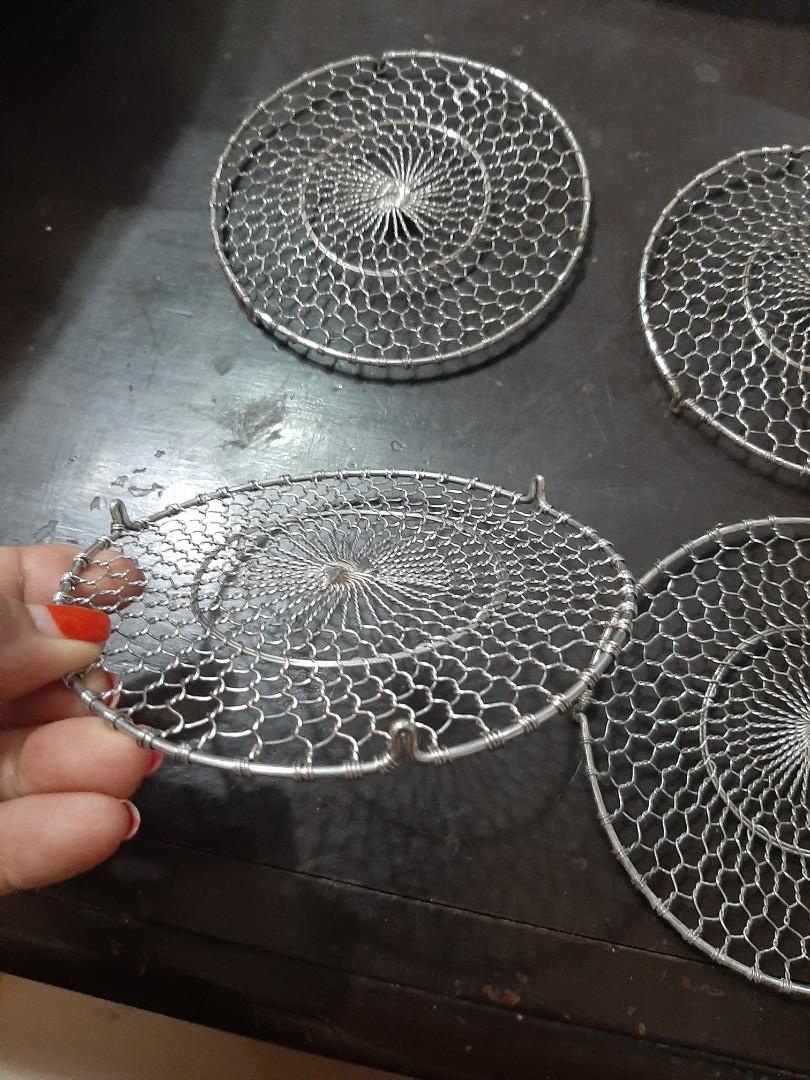 Original Imported Stainless Kitchen Pan Rack patungan, Furniture & Home ...