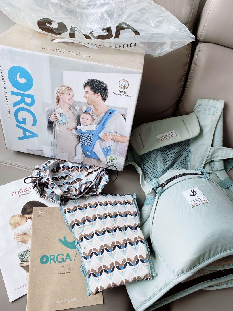 Pognae Orga Organic Hipseat Carrier, Babies & Kids, Going Out, Carriers & Slings on Carousell