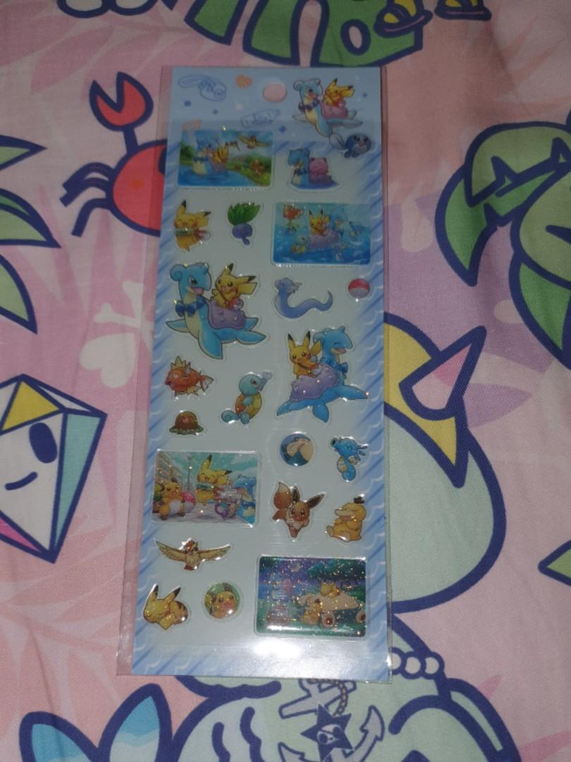 Pokemon center stickers, Hobbies & Toys, Stationery & Craft, Art ...