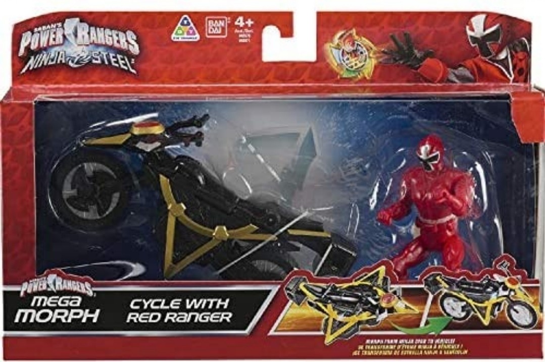 Power Rangers Cycle with Red Ranger Action Figure, Hobbies & Toys, Toys ...