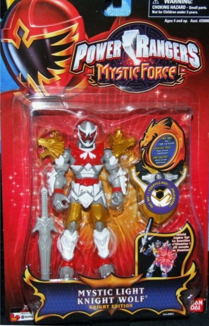Power Rangers Mystic Force Mystic Light Knight Edition Wolf Action ...
