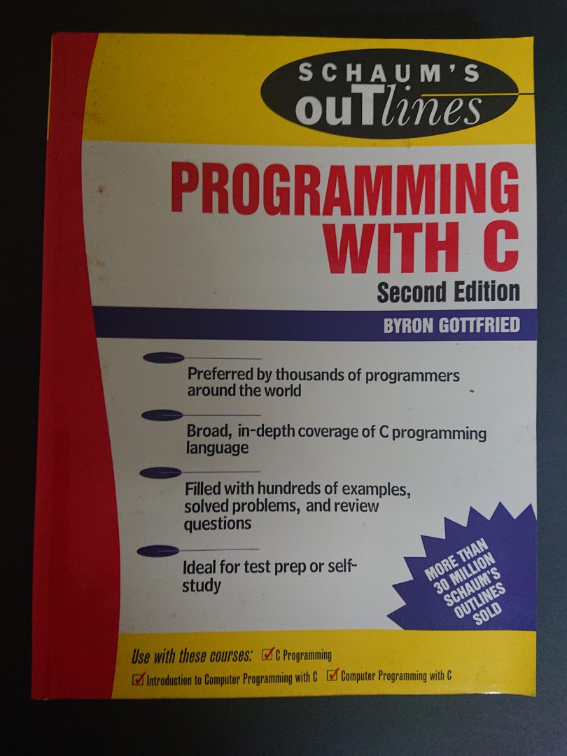 Programming with C, Books & Stationery, Textbooks, Professional Studies ...