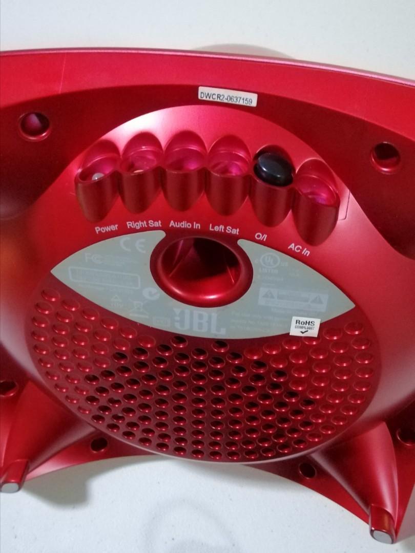 Extremely Rare!!! Beautiful Red JBL Creature II, Audio, Soundbars ...