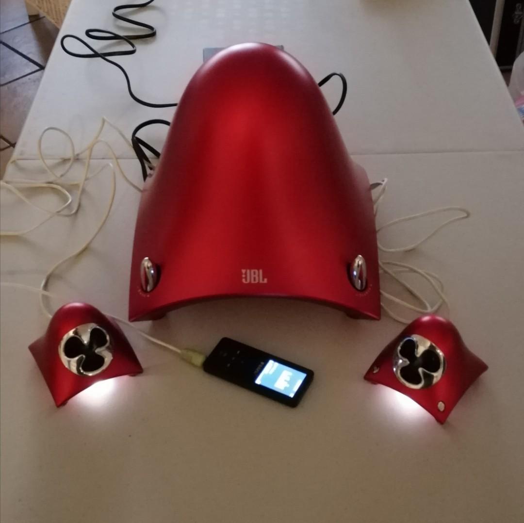 Extremely Rare!!! Beautiful Red JBL Creature II, Audio, Soundbars ...