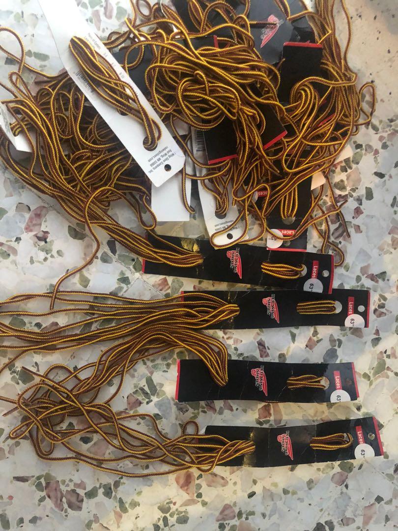 Red wing safety boot laces, Men's Fashion, Footwear, Boots on Carousell