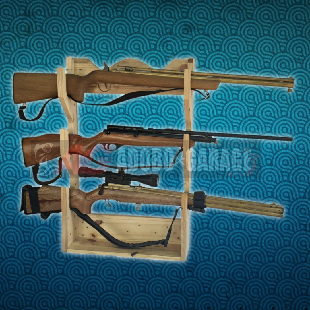 Rifle Display Rack 3-Tier, Sports Equipment, Other Sports Equipment and ...