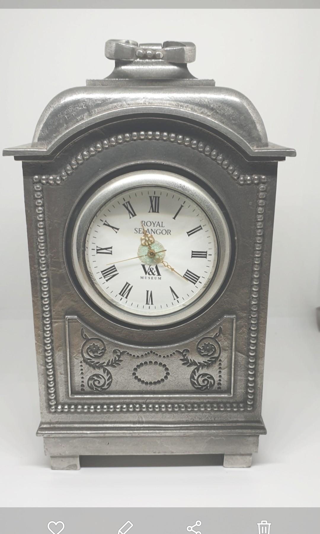 Royal Selangor Pewter Clock, Hobbies & Toys, Memorabilia & Collectibles ...