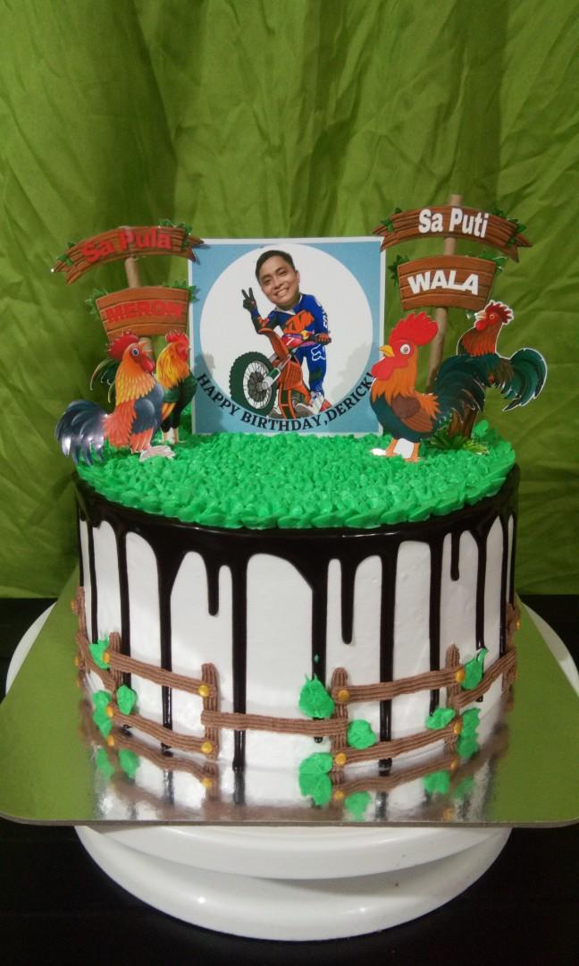 SABONG Themed Cakes, Food & Drinks, Homemade Bakes on Carousell