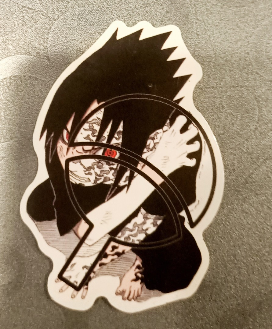 Sasuke Uchiha Sticker, Everything Else on Carousell