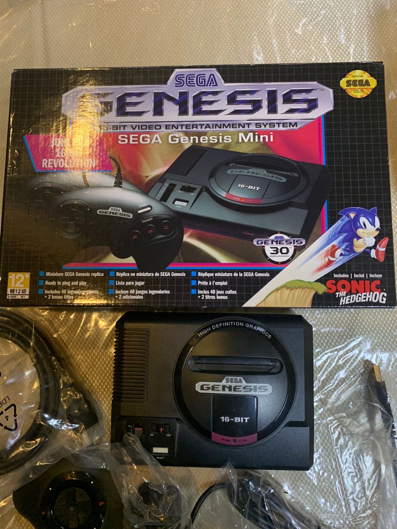 Sega Genesis Classic Mini with 200+ Games, Video Gaming, Video Game ...