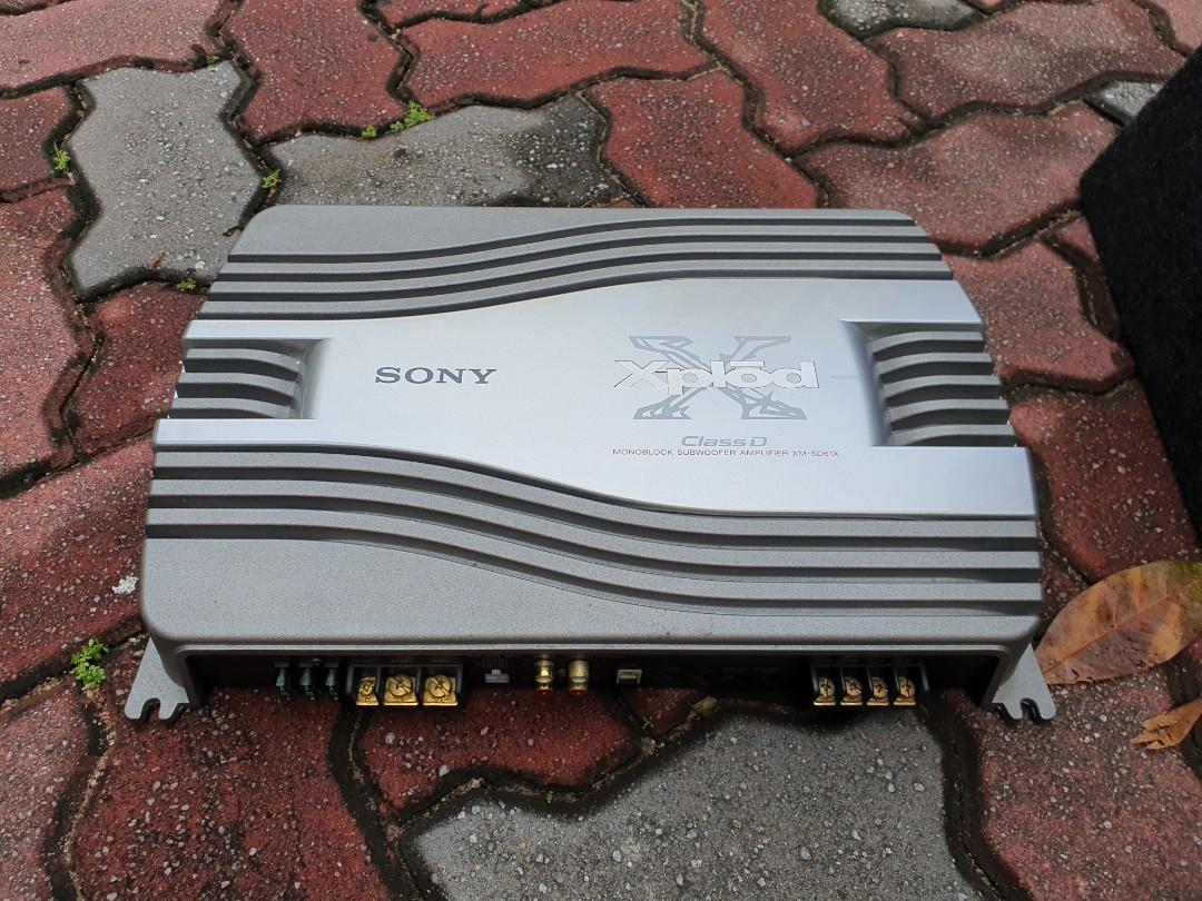 Sony Explod subwoofer and amplifier, Car Accessories, Accessories on ...