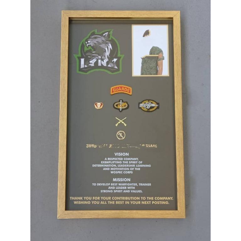 Specialist Cadet School Farewell Plaque- SCS - Army Navy Air Force SCDF ...