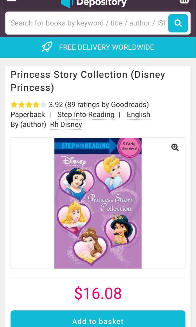 Step into Reading Disney Princess Story Collection - 5 stories, Hobbies ...