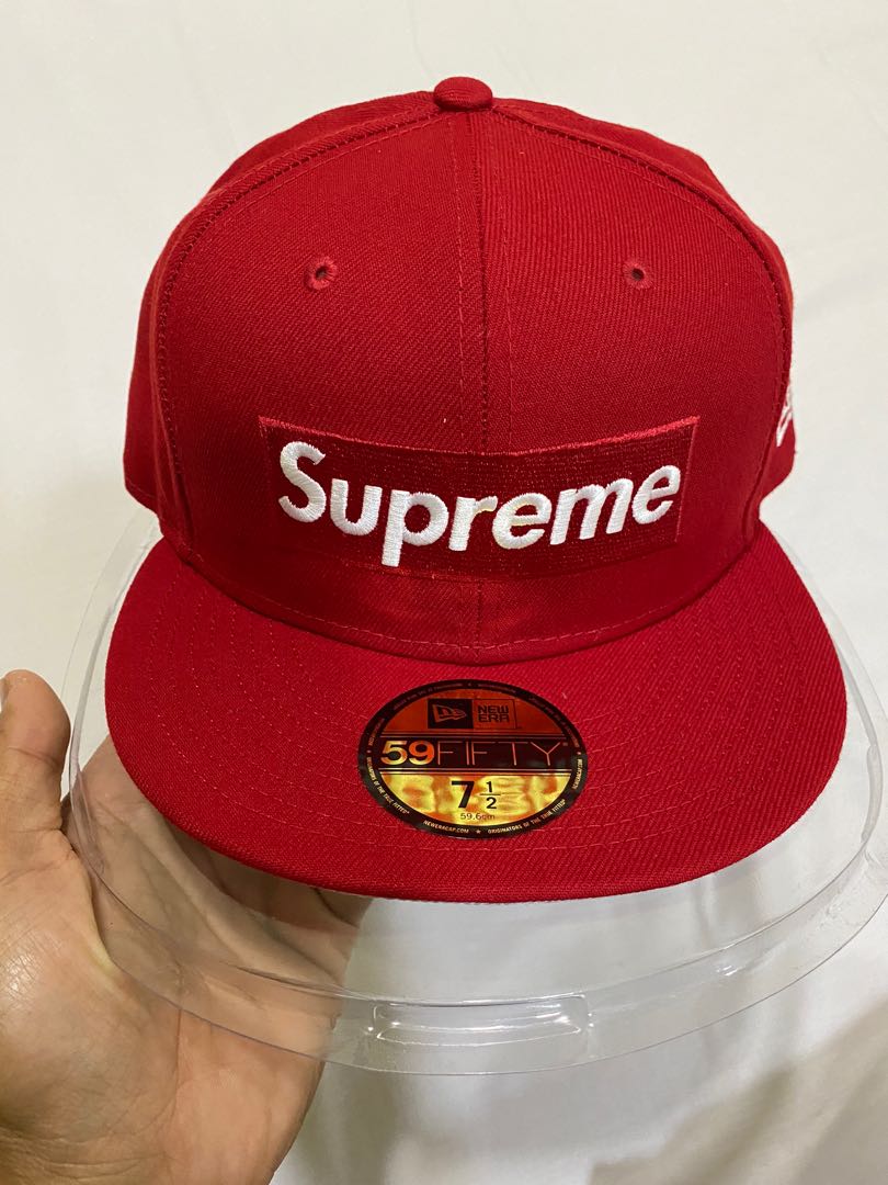Supreme champion box logo new era ss21, Men's Fashion, Accessories ...