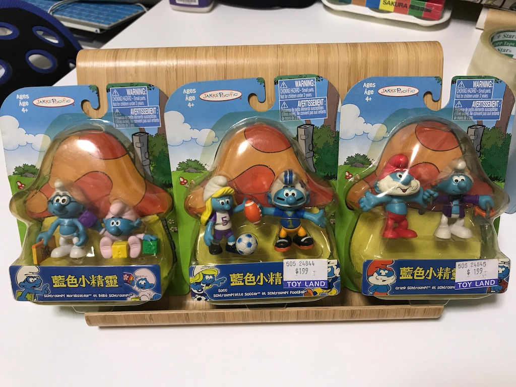 The Smurfs Figurines set of 3, Hobbies & Toys, Toys & Games on Carousell