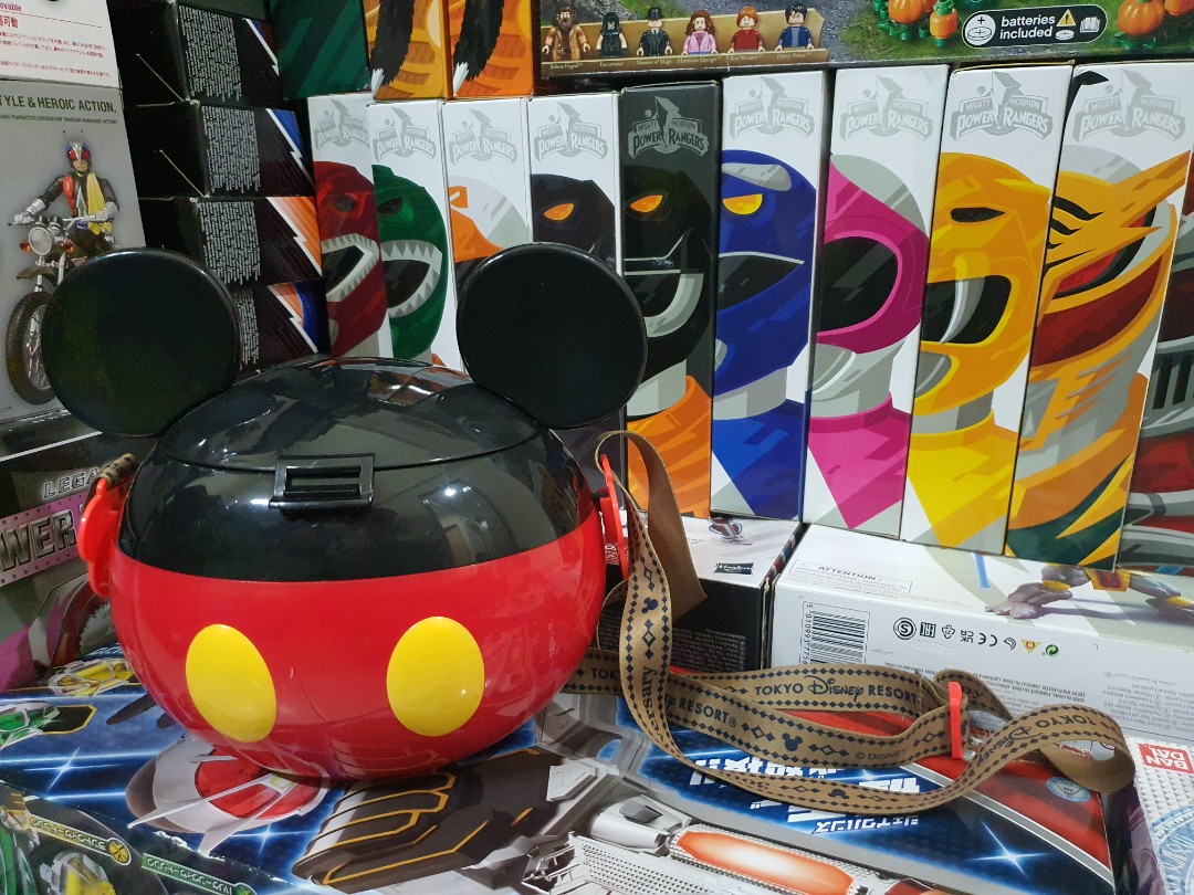 Tokyo Disney Resort Mickey Mouse Popcorn Bucket With Strap, Hobbies ...