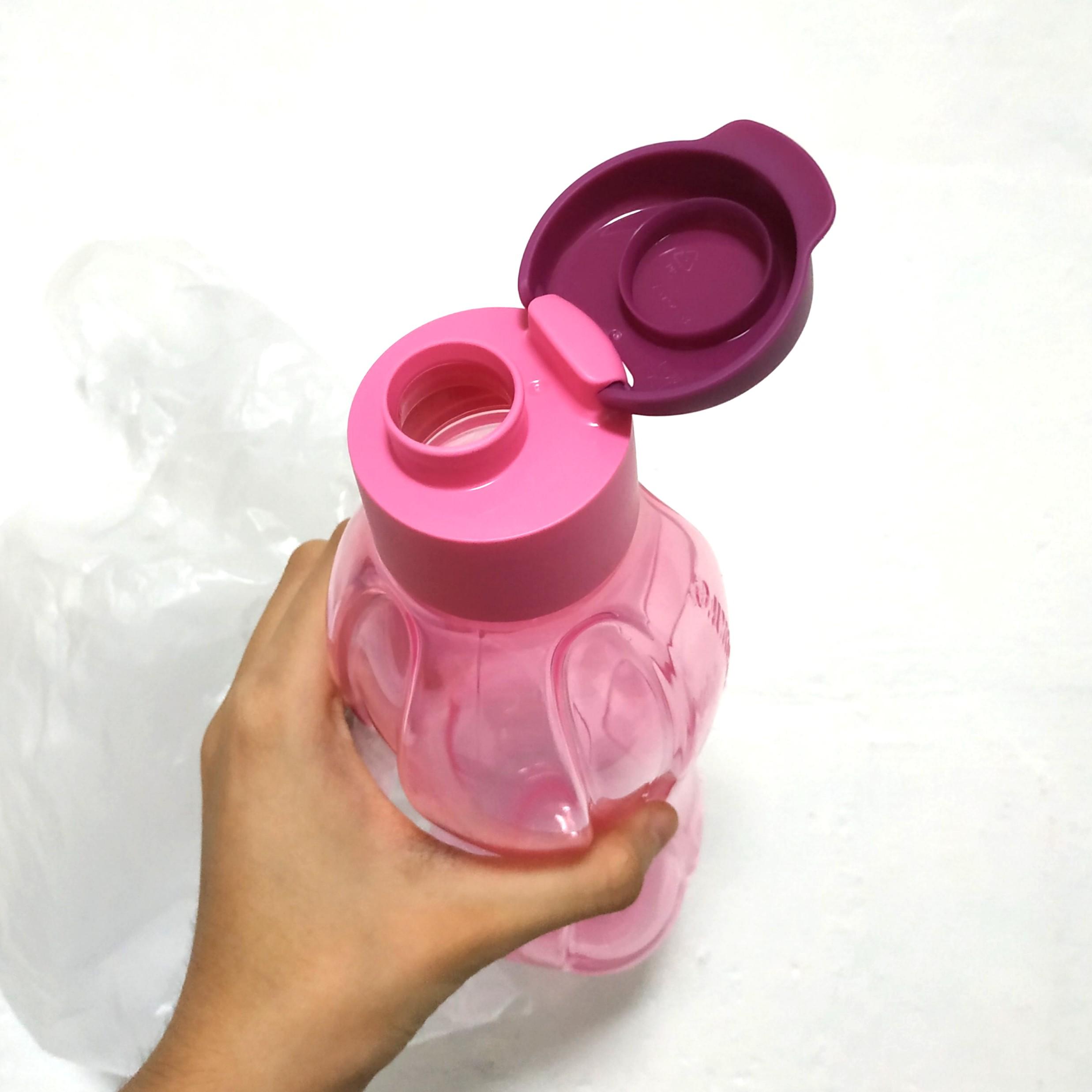 Tupperware 750 ml Flip Top Cap Eco Water Bottle with Fruit Infuser ...
