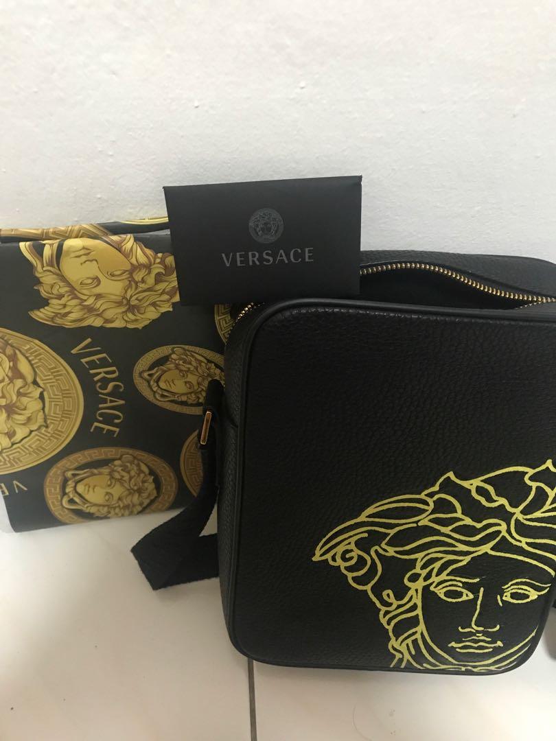 Versace sling bag, Luxury, Bags & Wallets on Carousell