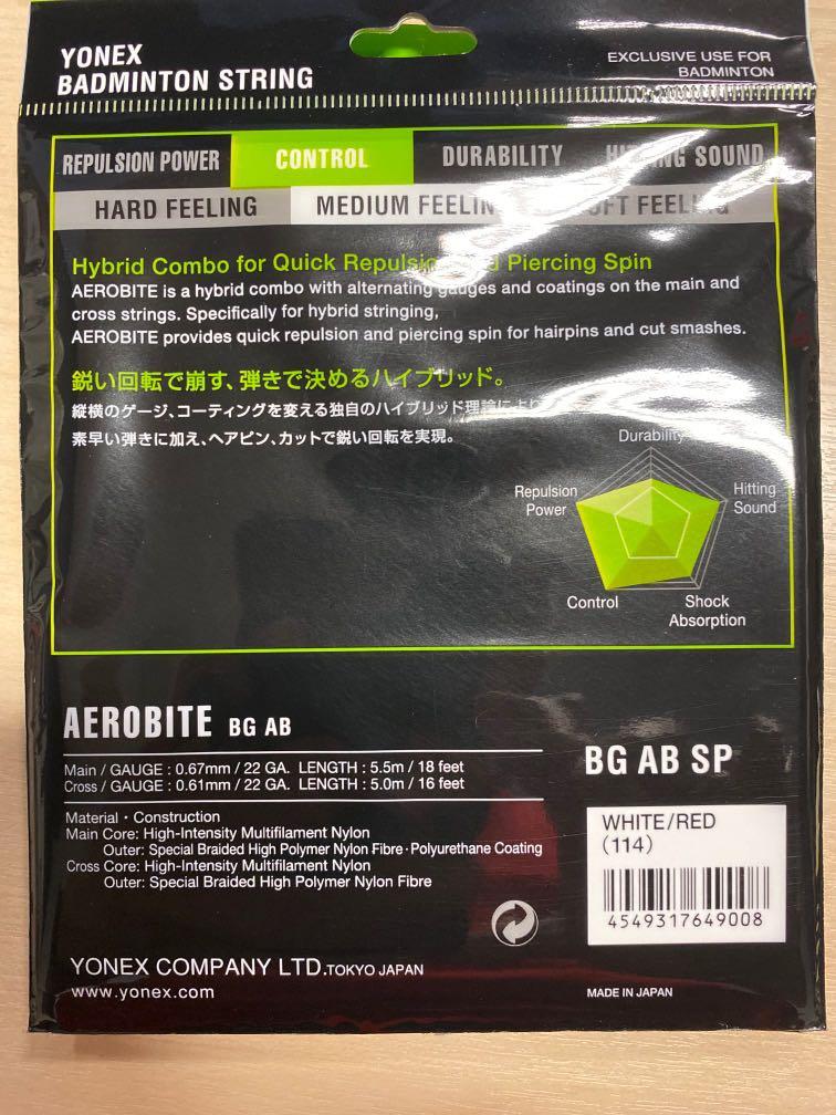 YONEX Badminton Strings, Sports Equipment, Sports & Games, Racket ...