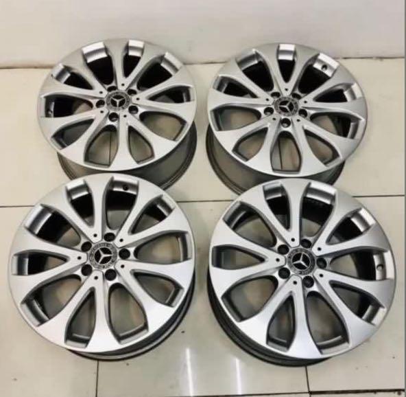 18” Original Mercedes E-Class Rims, Car Accessories, Tyres & Rims on ...