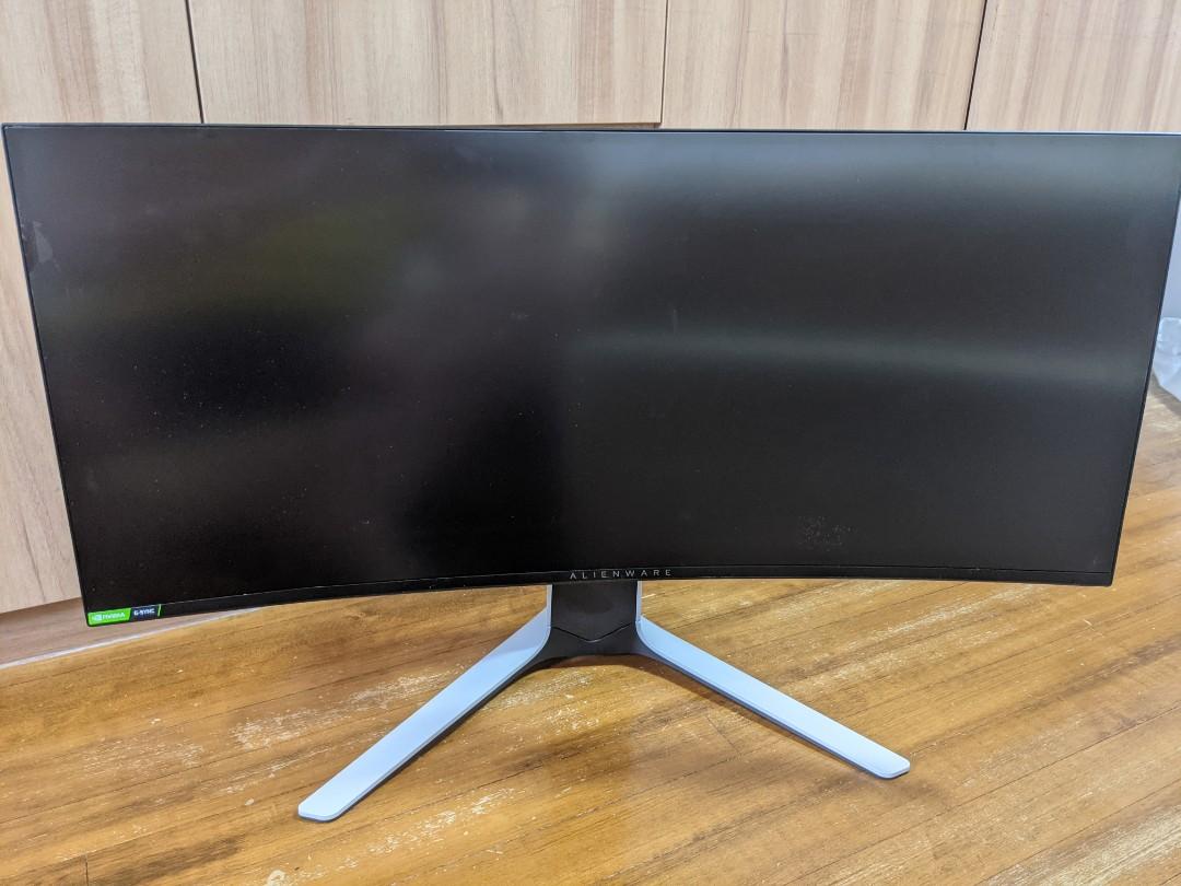 Alienware AW3420DW Monitor (Cracked), Computers & Tech, Parts ...