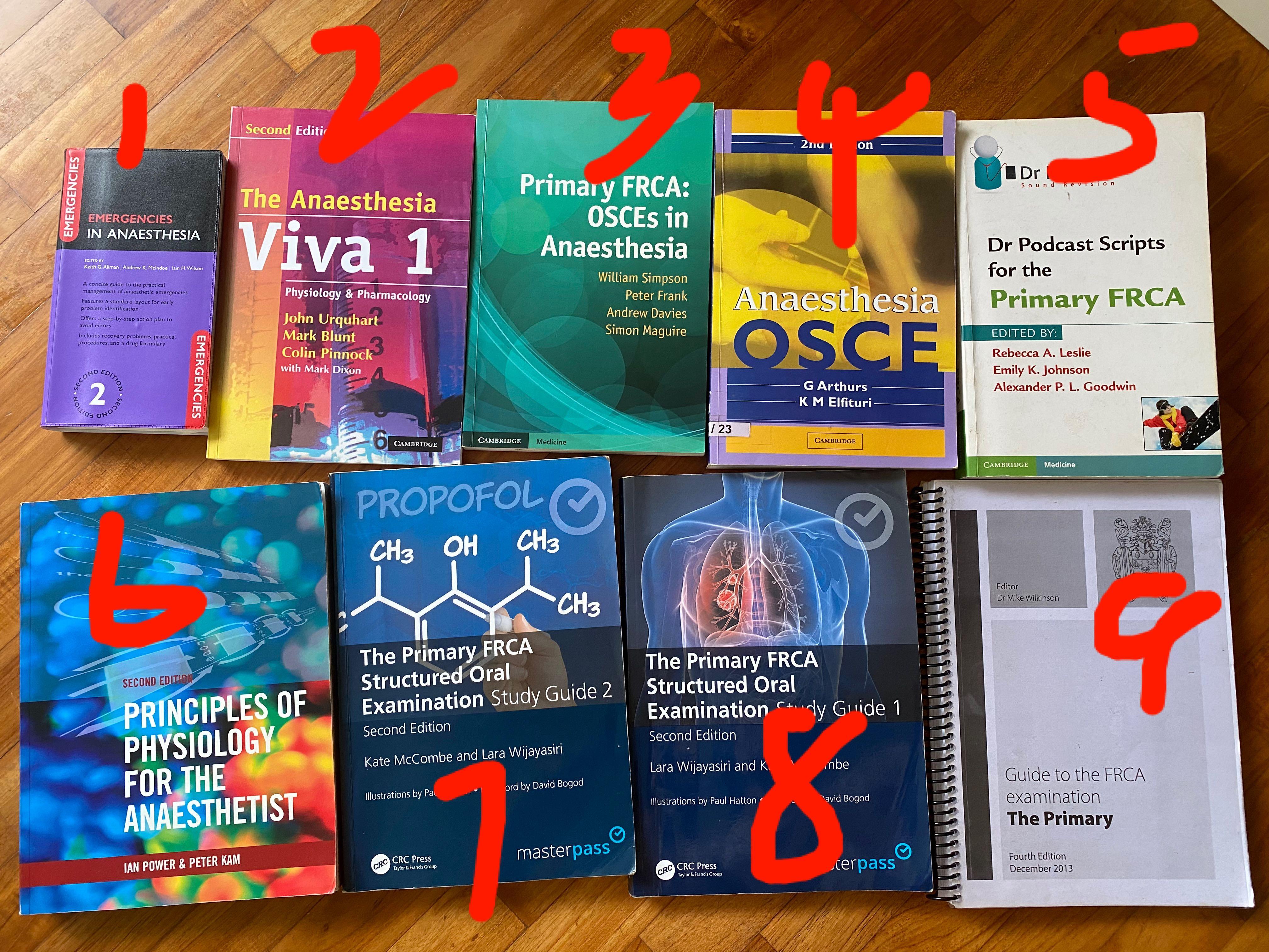 Anaesthesia Oxford handbook/ physiology/FRCA/osce/viva exam ...