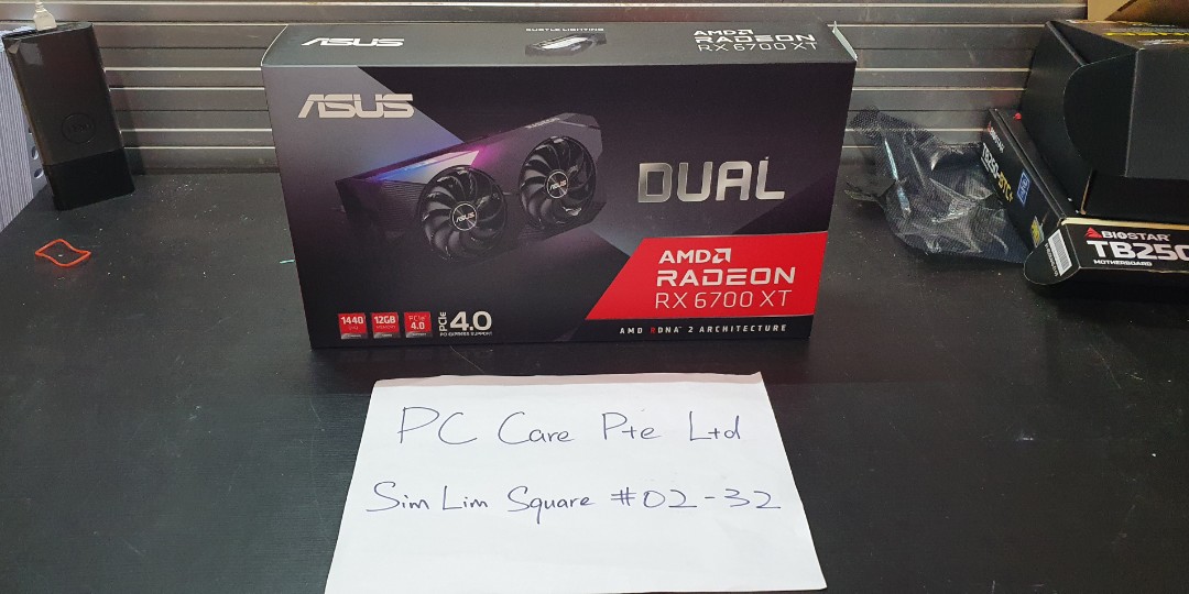 ASUS Dual RX 6700 XT 12GB Local Ready Stock, Computers & Tech, Parts ...