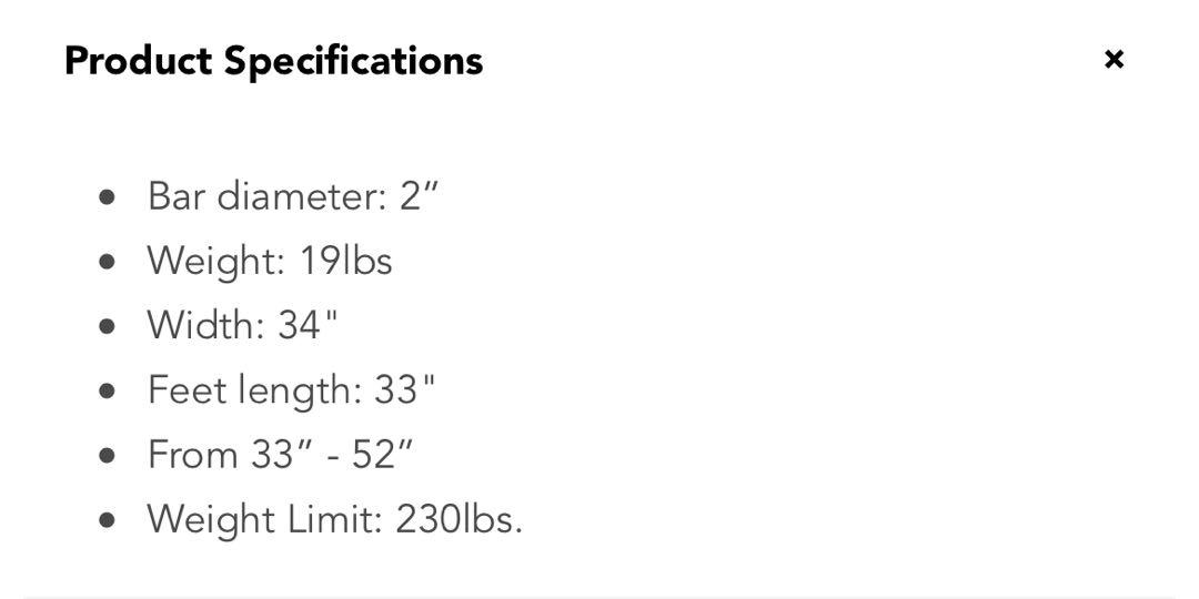 Baseblock Base bar, Sports Equipment, Exercise & Fitness, Toning ...