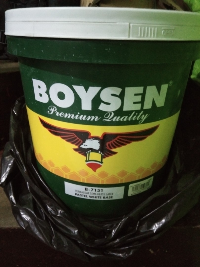 Boysen paint fresh mint 16 liters, Commercial & Industrial ...