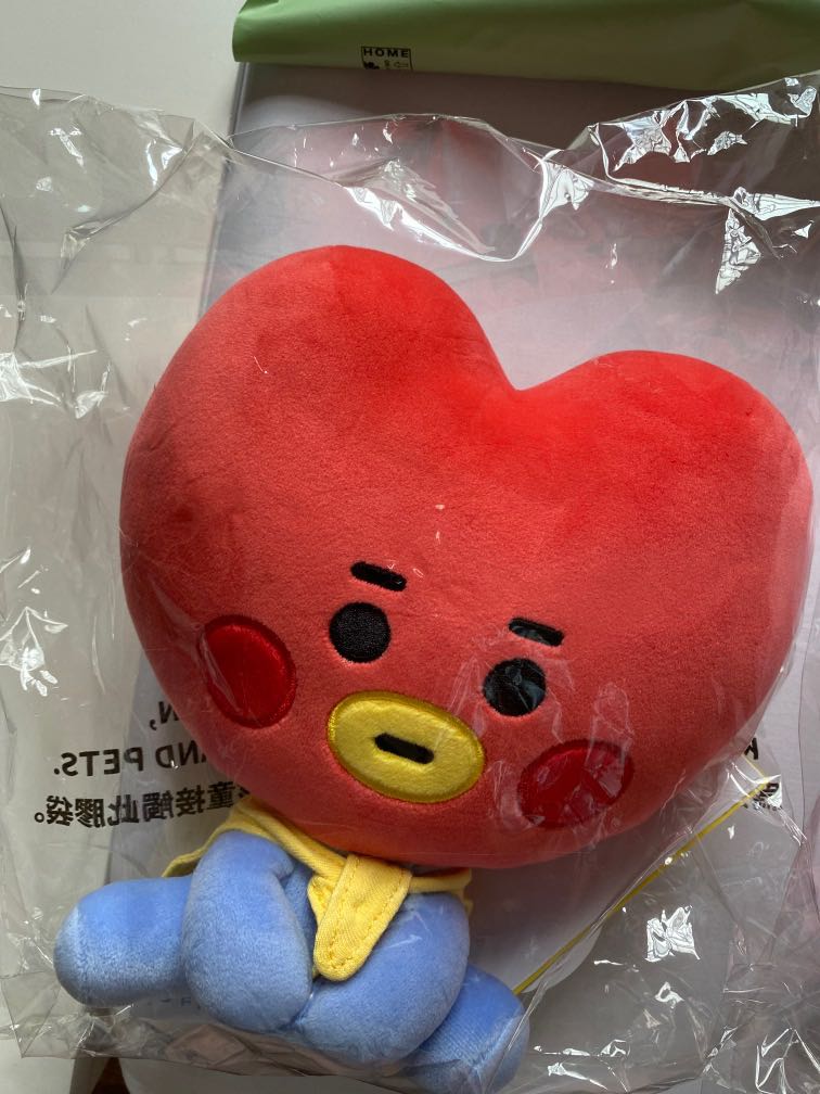 BT21 Baby Tata 20cm Sitting Doll, Hobbies & Toys, Memorabilia ...