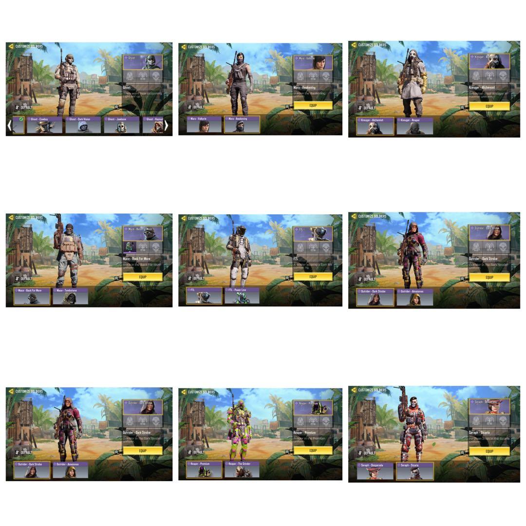 Call of duty mobile (codm) og account 3 legendary guns, Video Gaming ...