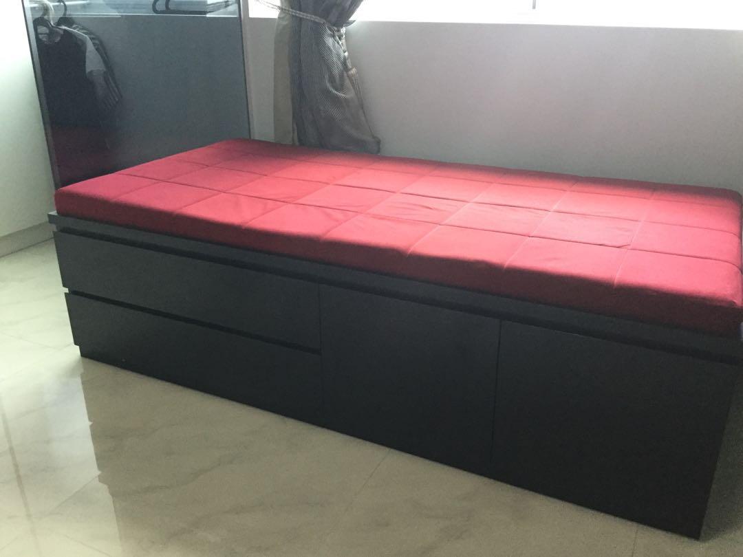 Custom Made Daybed/ Single bed, Furniture & Home Living, Furniture, Bed ...