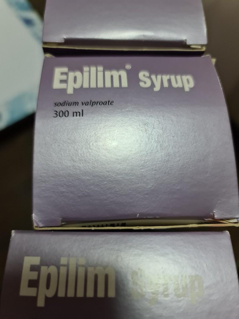 Epillin Syrup 300ml (sodium valporate), Health & Nutrition, Medical ...