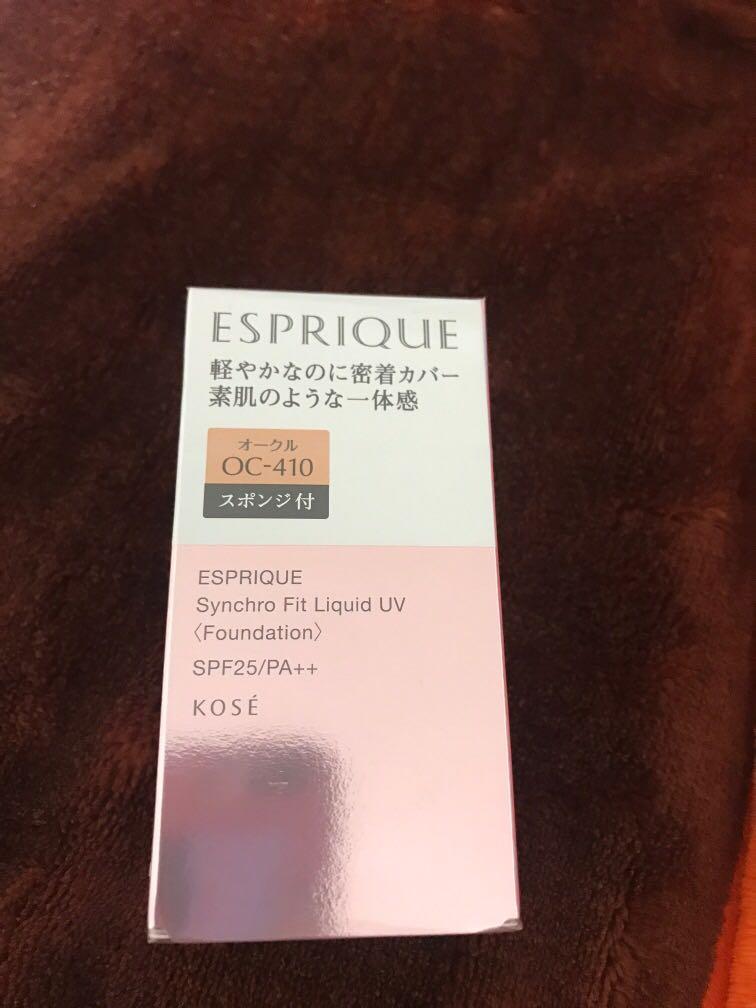 KOSE Esprique Synchro Fit Liquid UV OC-410 30g, Beauty & Personal Care, Face, Face Care on Carousell