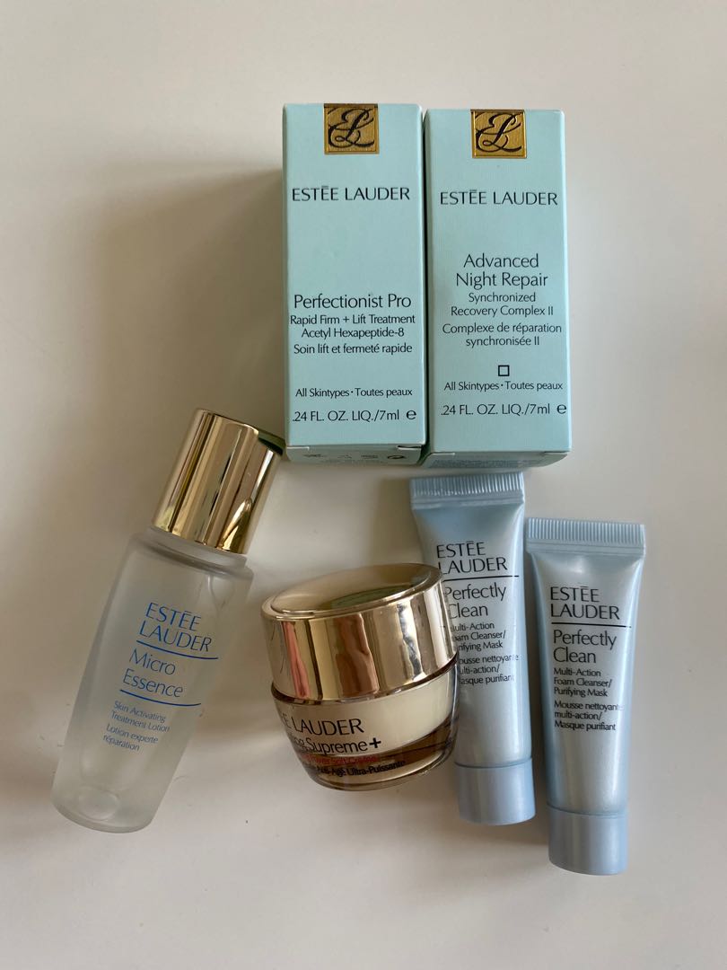 All Estee Lauder Sample full set, 美容＆化妝品, 健康及美容 - 皮膚護理, 面部 - 面部護理 ...
