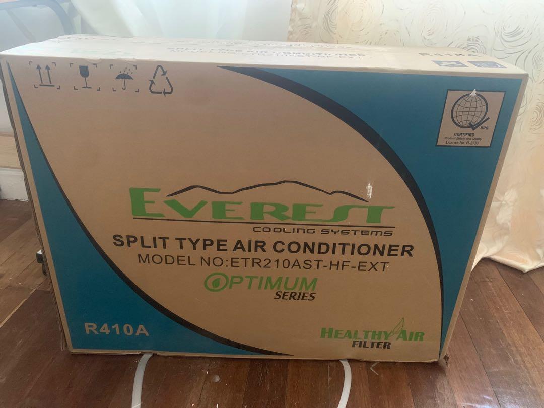 Everest Split type air conditioner, TV & Home Appliances, Air ...