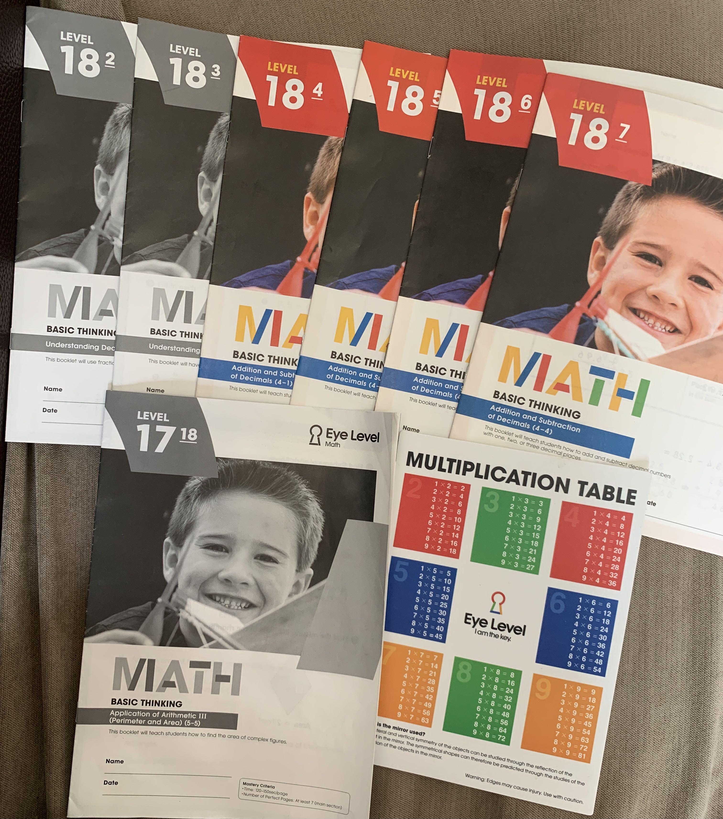 (未做過）Eye level Math - basic thinking, 興趣及遊戲, 書本 & 文具, 教科書 - Carousell