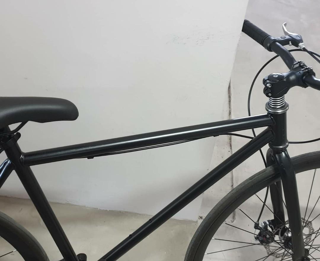 Fixed Gear Fixie Bike with disc brakes, Sports Equipment, Bicycles ...
