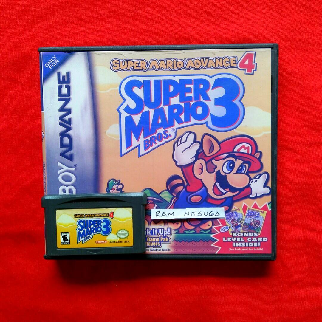Gameboy Advance: Super Mario Advance Bundle, Video Gaming, Video Games ...
