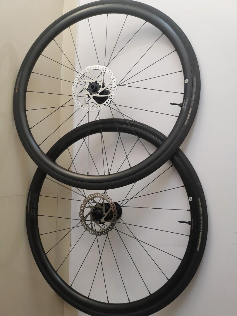 Road Bike Giant PR2 Tubeless Wheelset Rim 2020 700x25, Sports Equipment ...